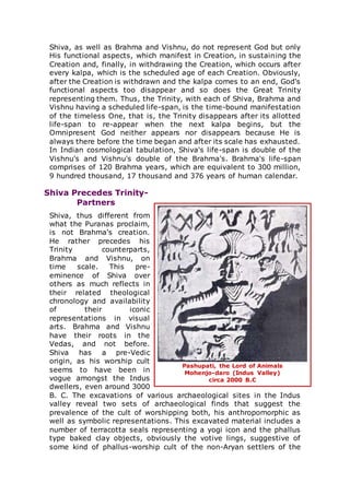 ~ S peci fic myths ~ the iconographic genesis of shiva ( from google ...