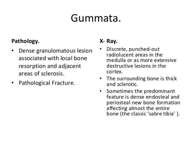 Specific osteomyelitis