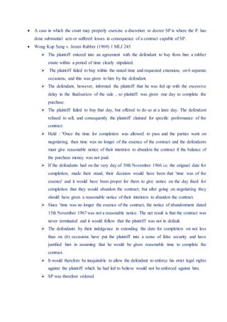 Specific performance | DOCX