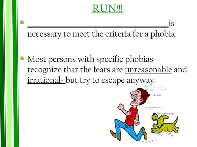 specific phobia lecture -Social Anxiety Sprcttuum ptx.ppt