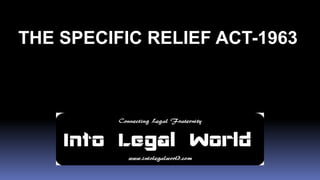 Specific relief act.ppt