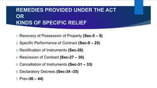 Specific relief act.ppt
