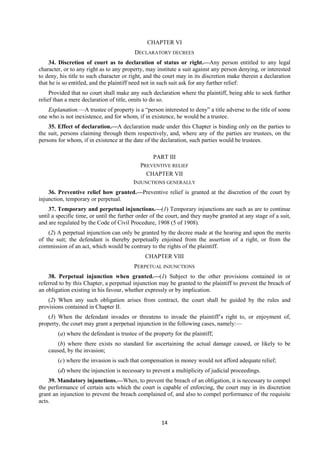 Specific Relief Act 1963 | PDF