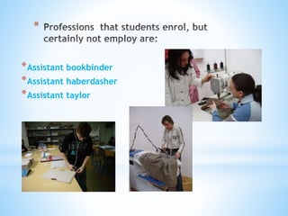 Specifics in the transition process of students in the world of work | PPT