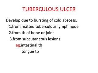 Specific ulcers | PPTX