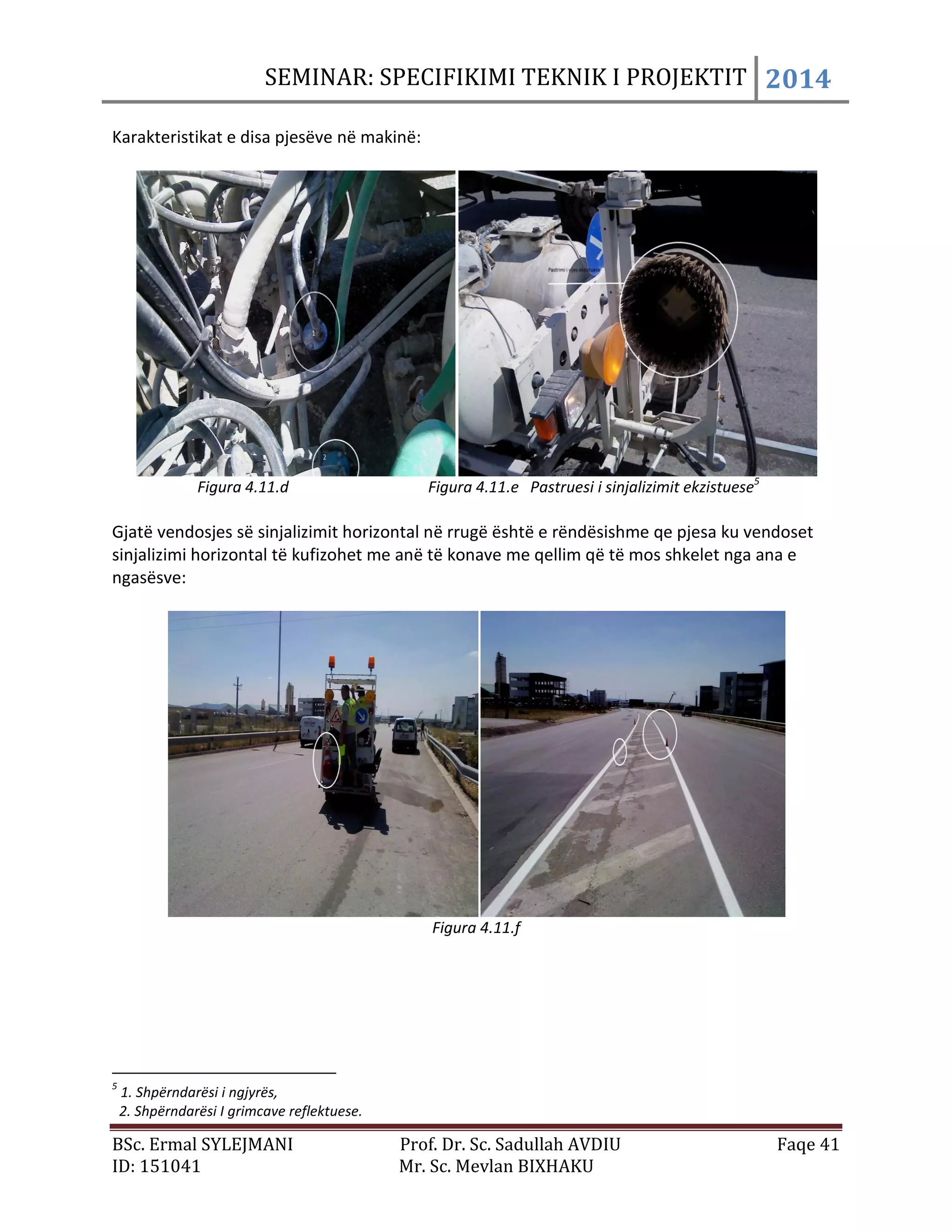 Specifikimi teknik/Planung von Straßen/Road design | PDF