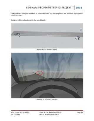Specifikimi teknik/Planung von Straßen/Road design | PDF