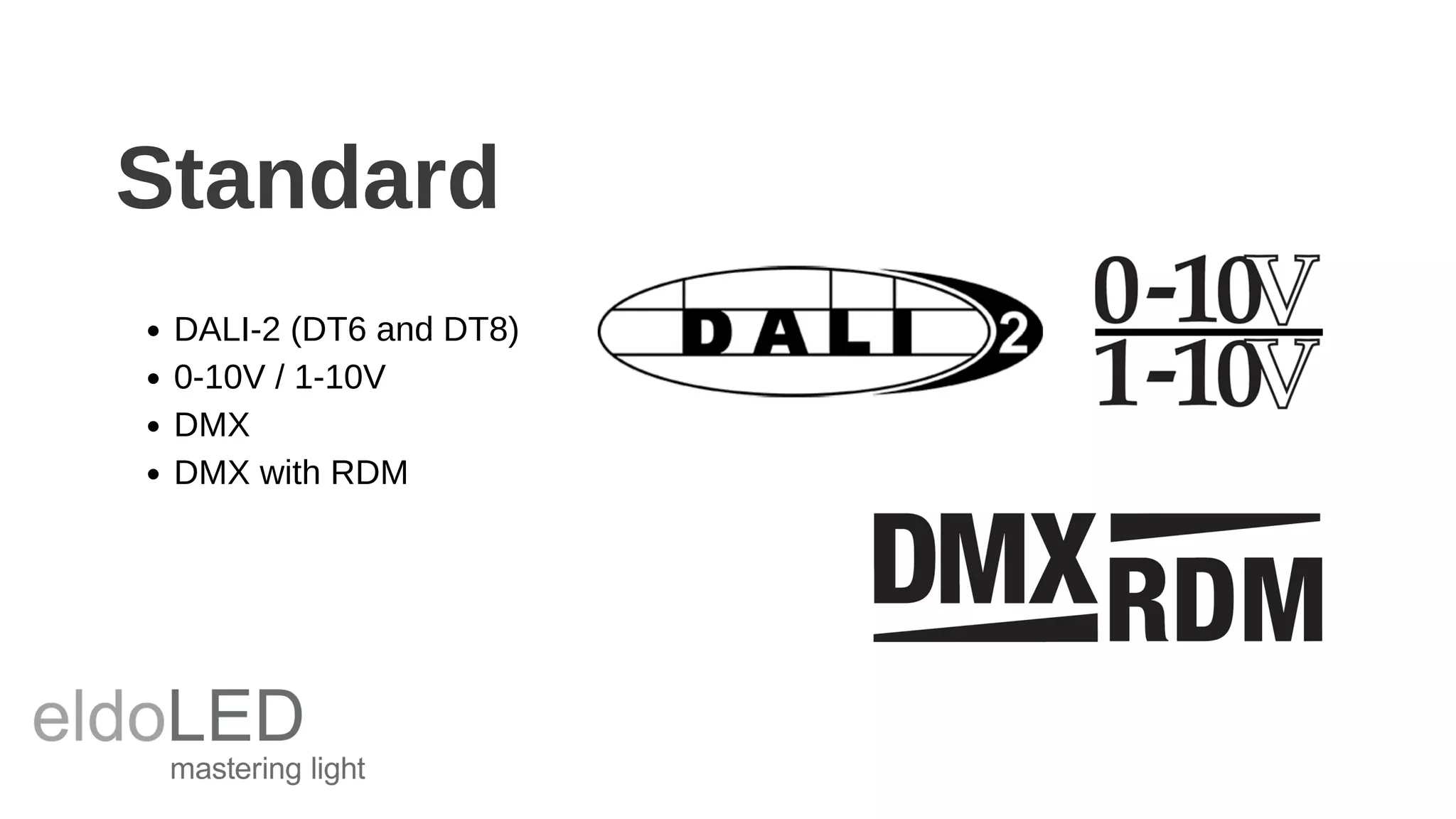 eldoLED | Specifying the Right Lighting Protocol | PPT