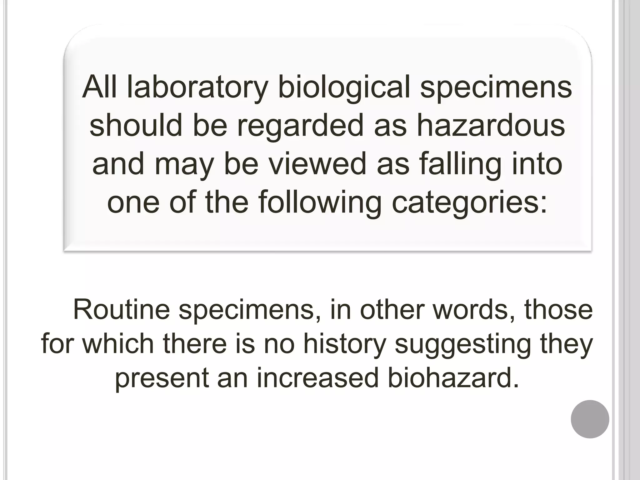 Specimen handling | PPTX