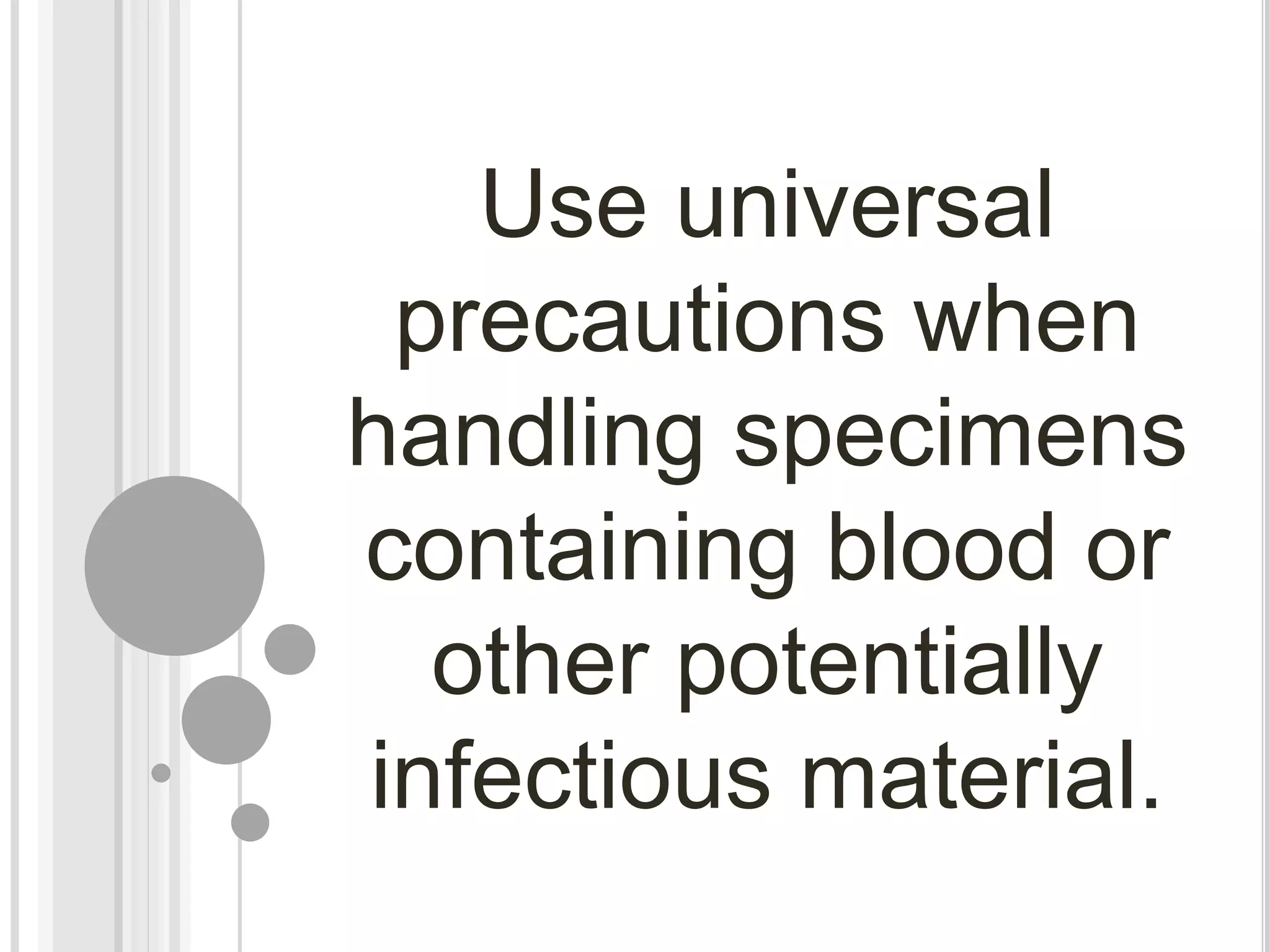 Specimen handling | PPTX