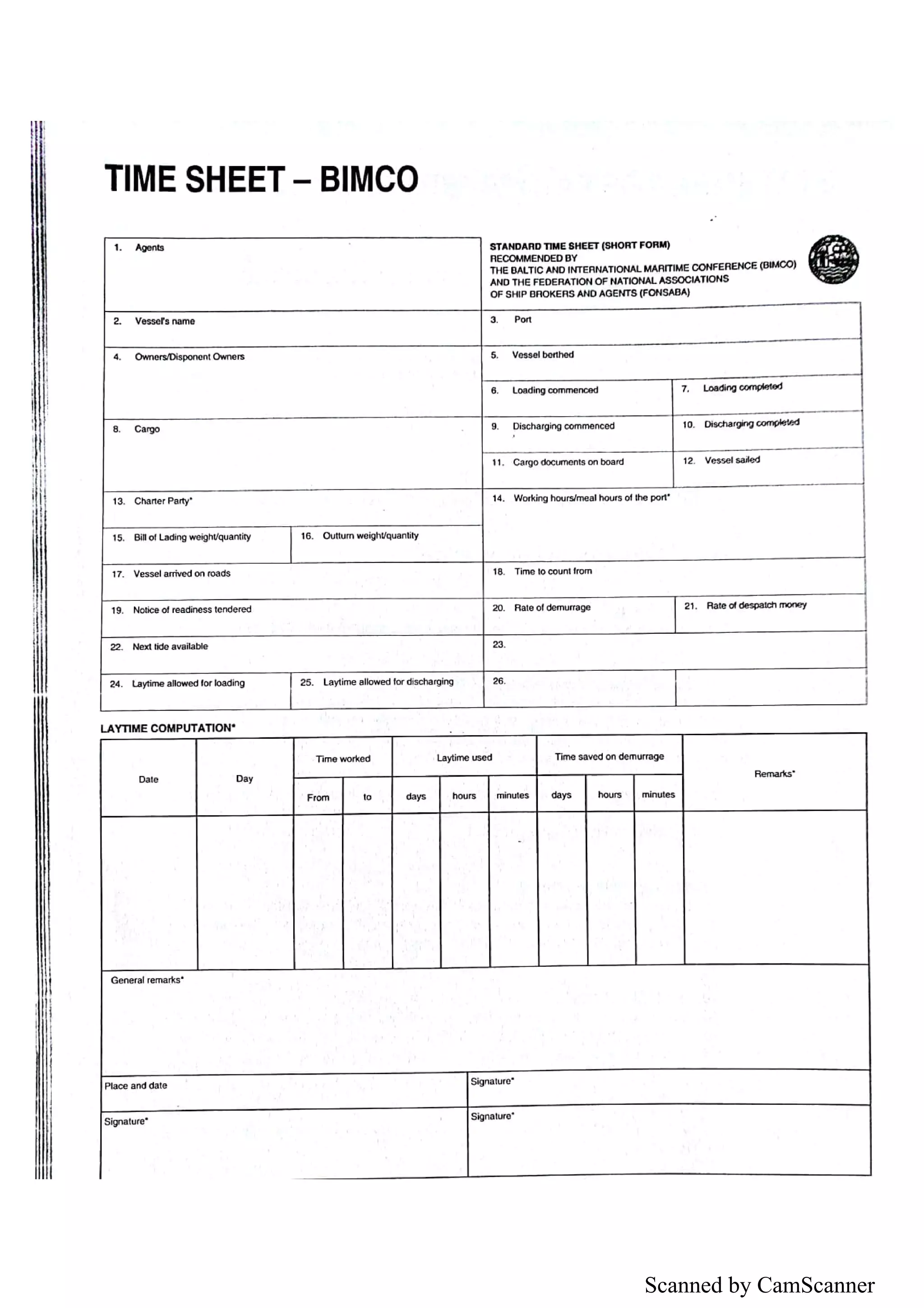 Specimen shipping-document | PDF