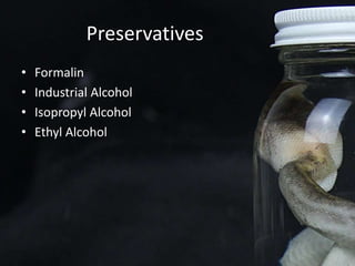 Specimen and its preservation | PPTX