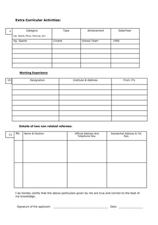 Specimen application trainee_asa | PDF