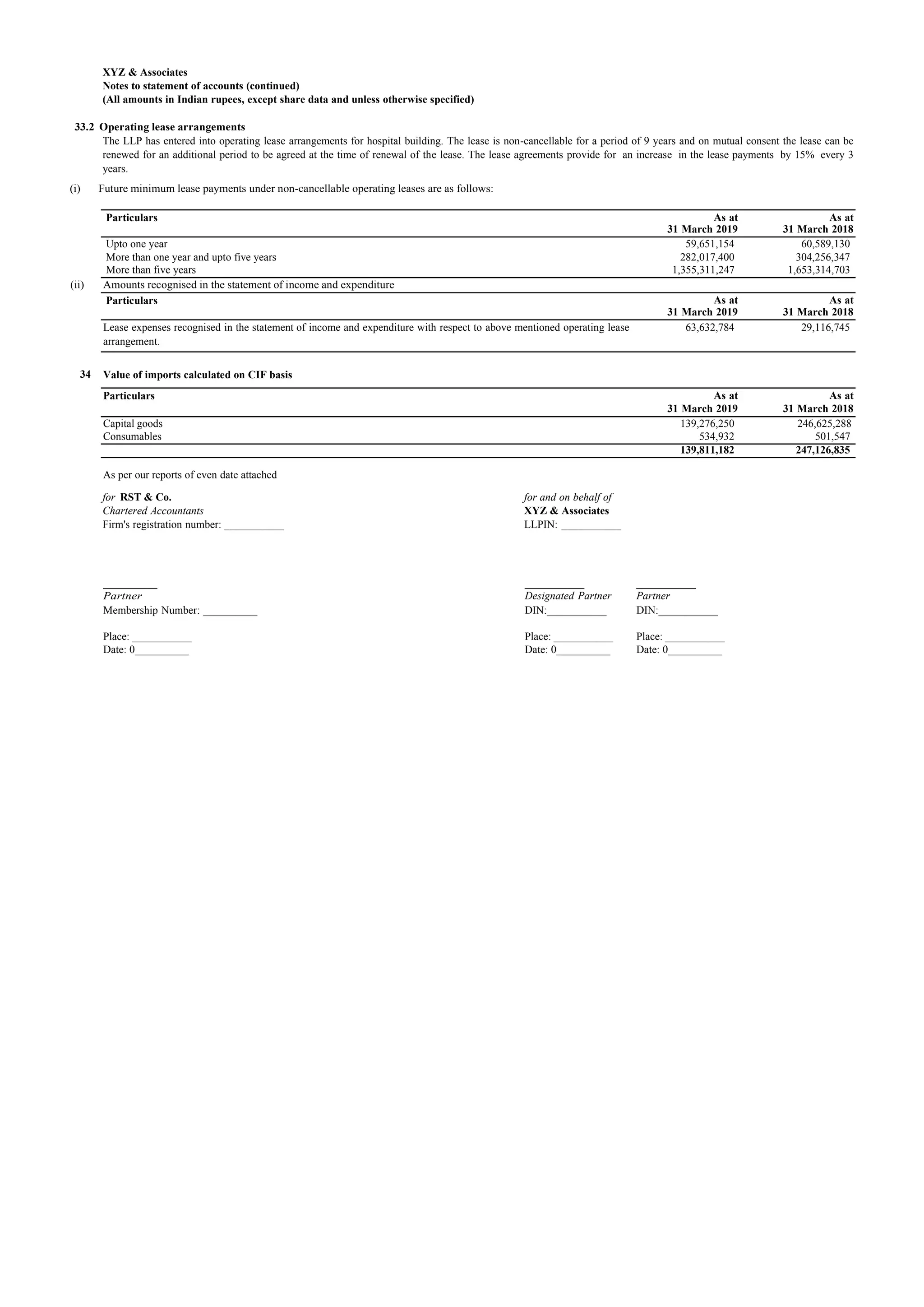 Latest Format for Audit Report and Financials for LLP | CA Sana Baqai | PDF