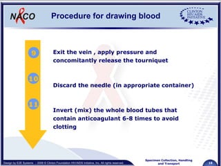 Understand phlebotomy and the different types of blood samples and ...