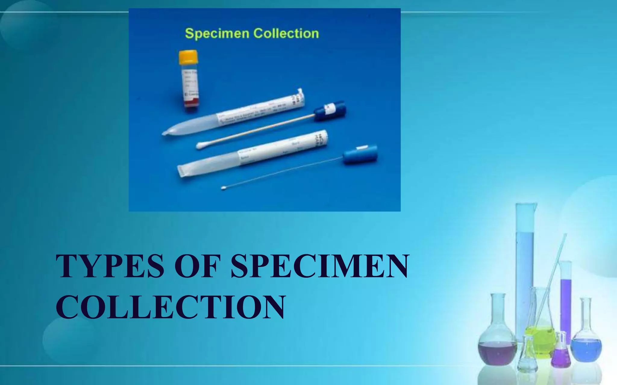 Specimen collection | PPTX