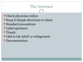 Specimen collection | PPT