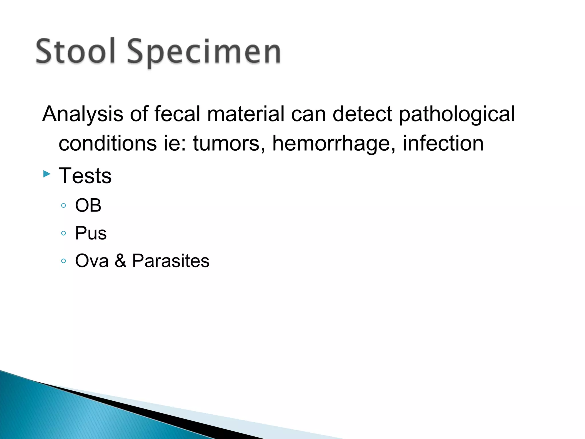 Specimen collection | PPT