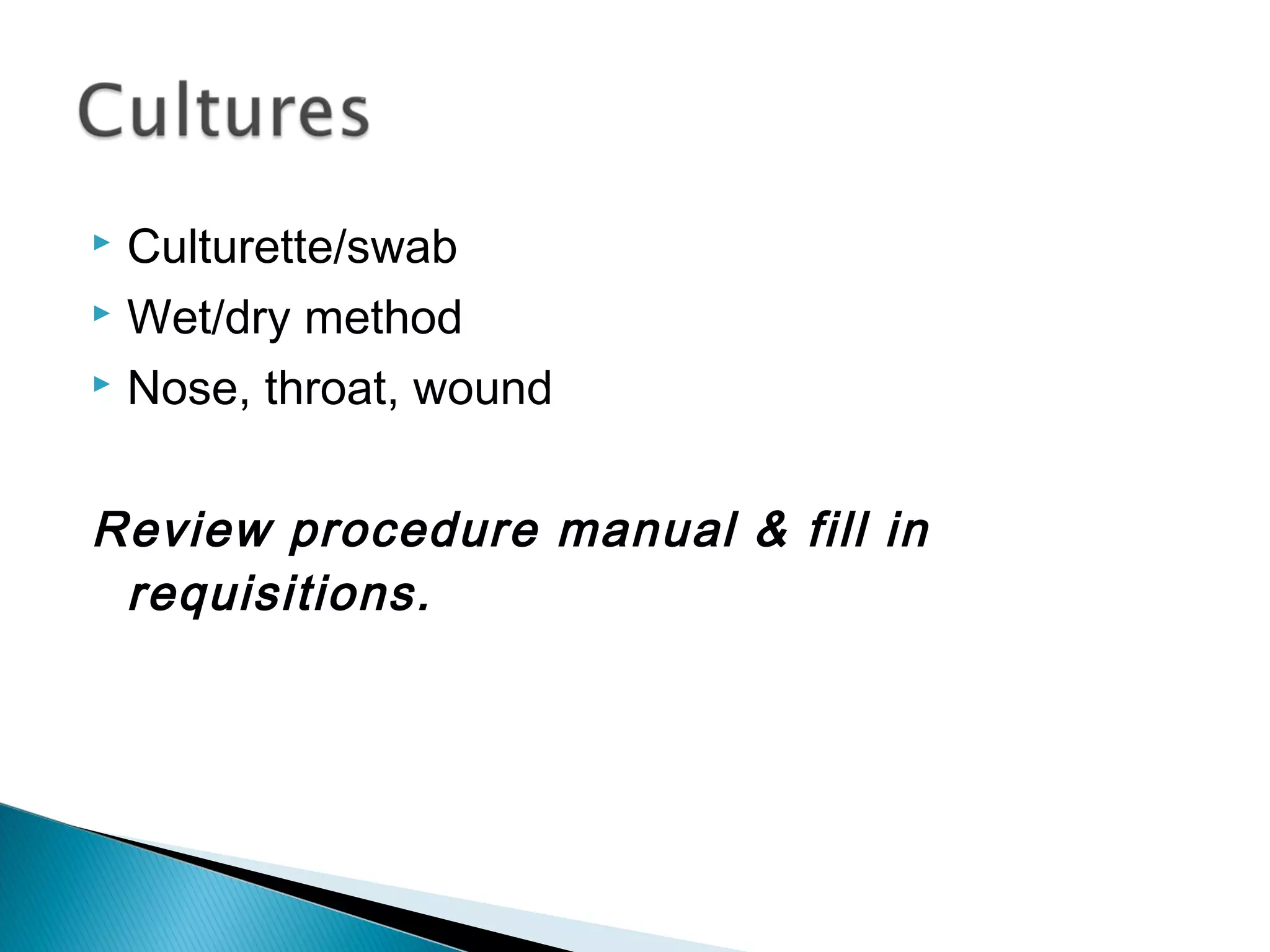 Specimen collection | PPT