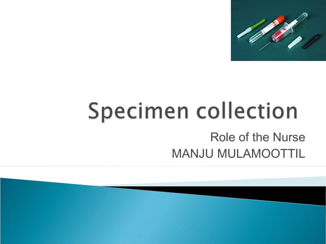 Specimen collection | PPT