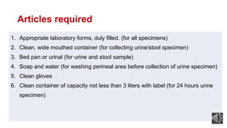 Specimen collection procedure........... | PPTX
