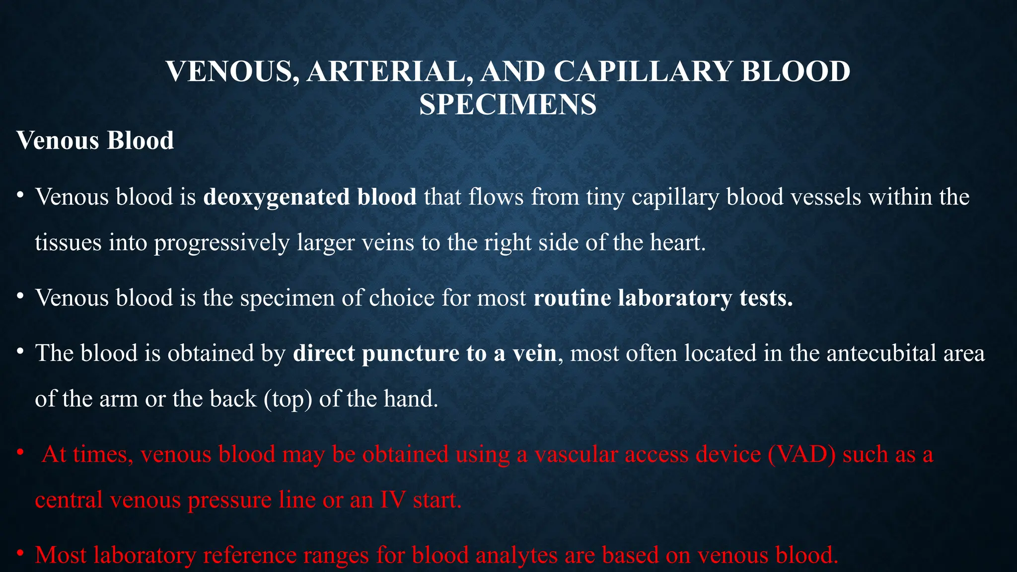 specimen collection in clinical laboratory | PPTX