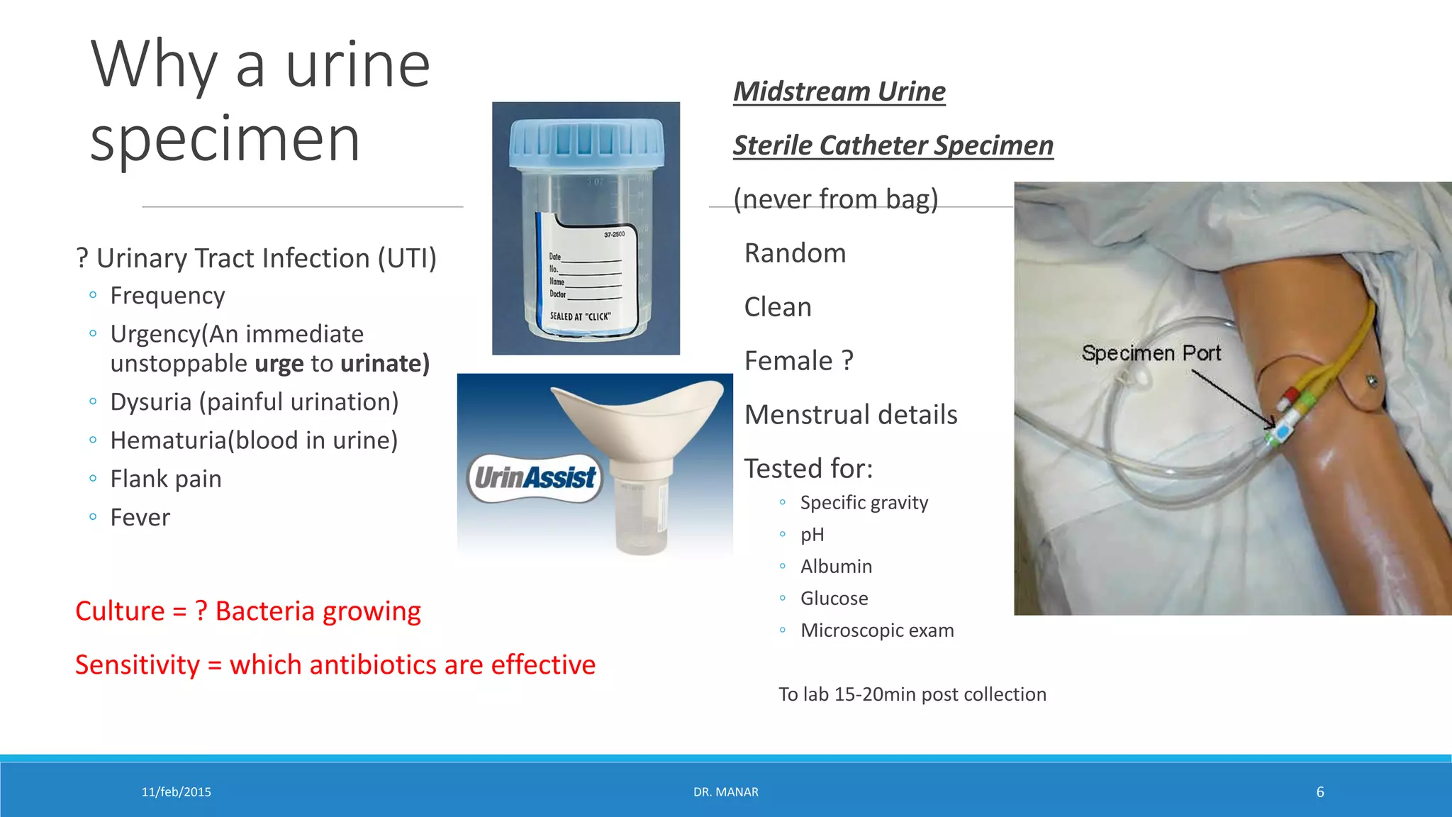 Specimen collection dr manar-nursing | PDF
