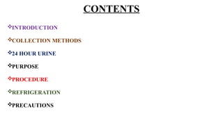 URINE SPECIMEN COLLECTION AND HANDLING CLASS 1 FOR ALL PARAMEDICAL OR ...