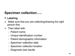 Specimen collection and transportation.ppt