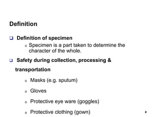 Specimen collection and transportation.ppt