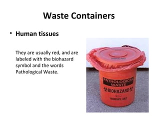 Specimen collection and waste management | PPT