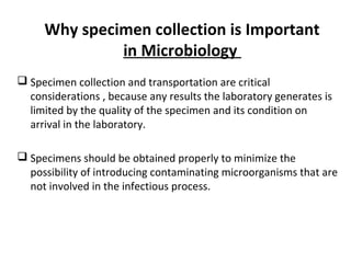 Specimen collection and waste management | PPT