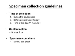 Specimen collection and waste management | PPT