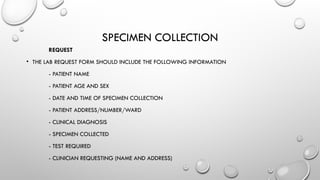 Specimen collection, transport, storage and analysis-1.pptx
