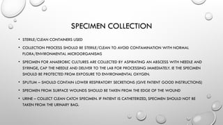 Specimen collection, transport, storage and analysis-1.pptx