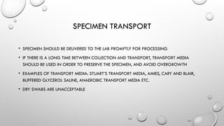 Specimen collection, transport, storage and analysis-1.pptx