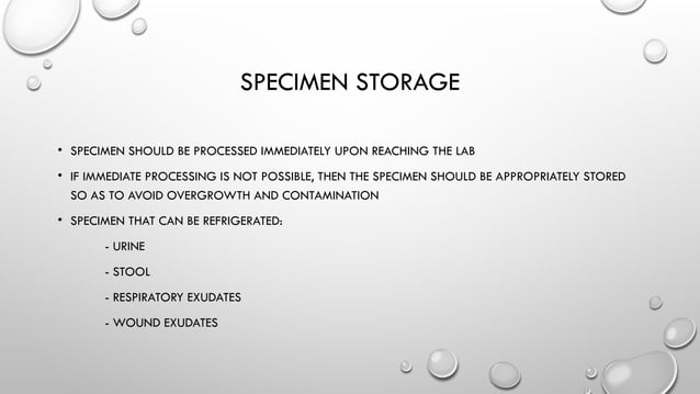 Specimen collection, transport, storage and analysis-1.pptx