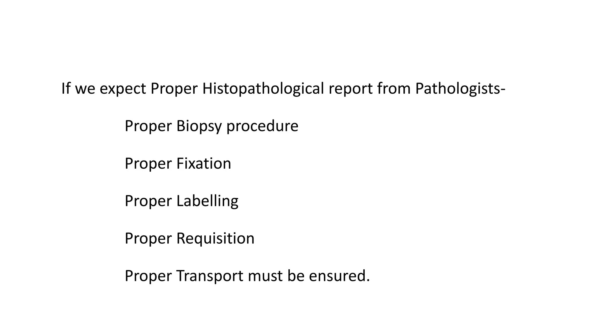 How to send Specimen for Histopathology | PPTX