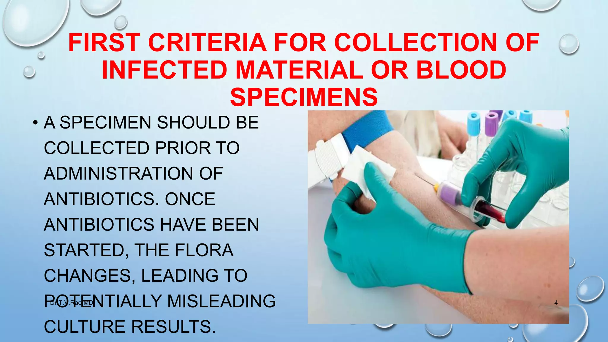 SPECIMEN MANAGEMENT IN DIAGNOSTIC MICROBIOLOGY | PPTX