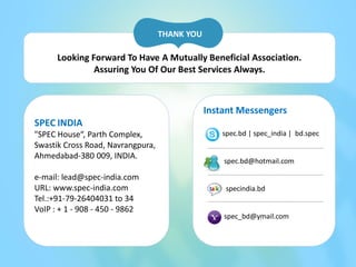 SPEC INDIA Company Profile | PDF