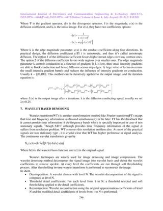 Speckle noise reduction from medical ultrasound images using wavelet thresh | PDF