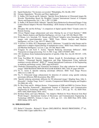 Speckle noise reduction from medical ultrasound images using wavelet thresh | PDF
