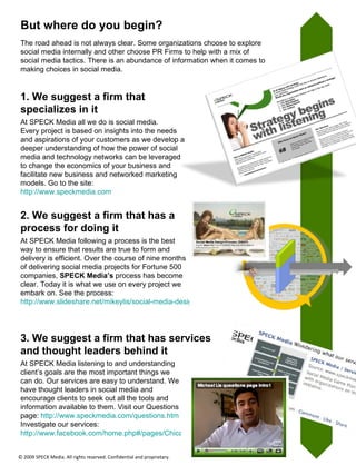 SPECK Media Start The Conversation | PPT
