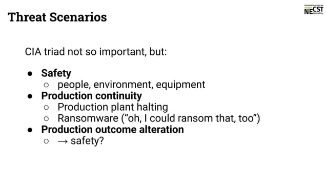 Breaking the Laws of Robotics: Attacking Industrial Robots | PPT