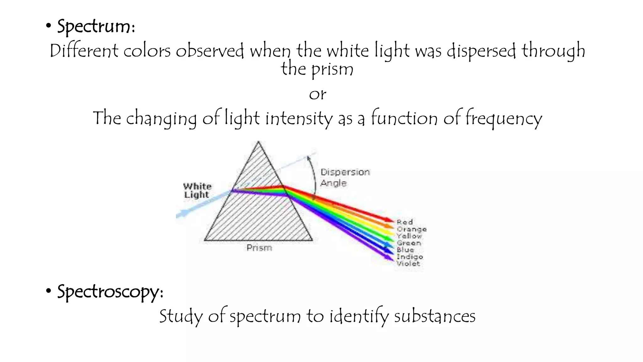 Specrtroscopy | PPTX