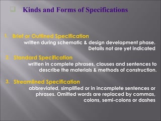 Specifications 2 | PPT