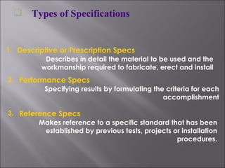 Specifications 2 | PPT