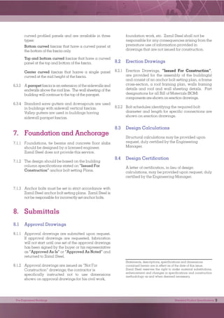 PEB - Standard Product Specifications | PDF