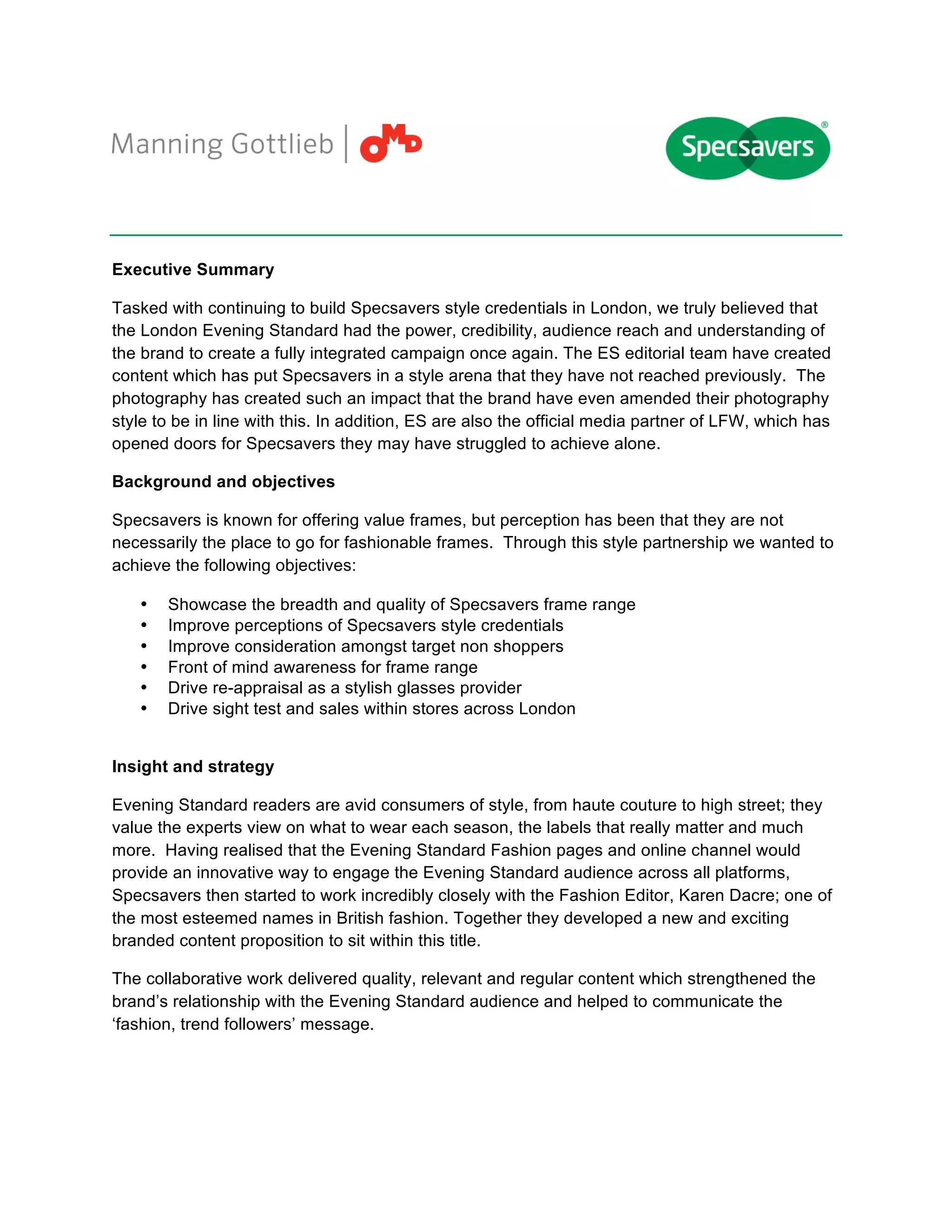 Specsavers case study | PDF