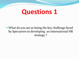 Specsavers company | PPTX